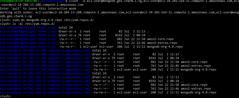 How To Get A Shell Prompt From Multiple Servers And Run